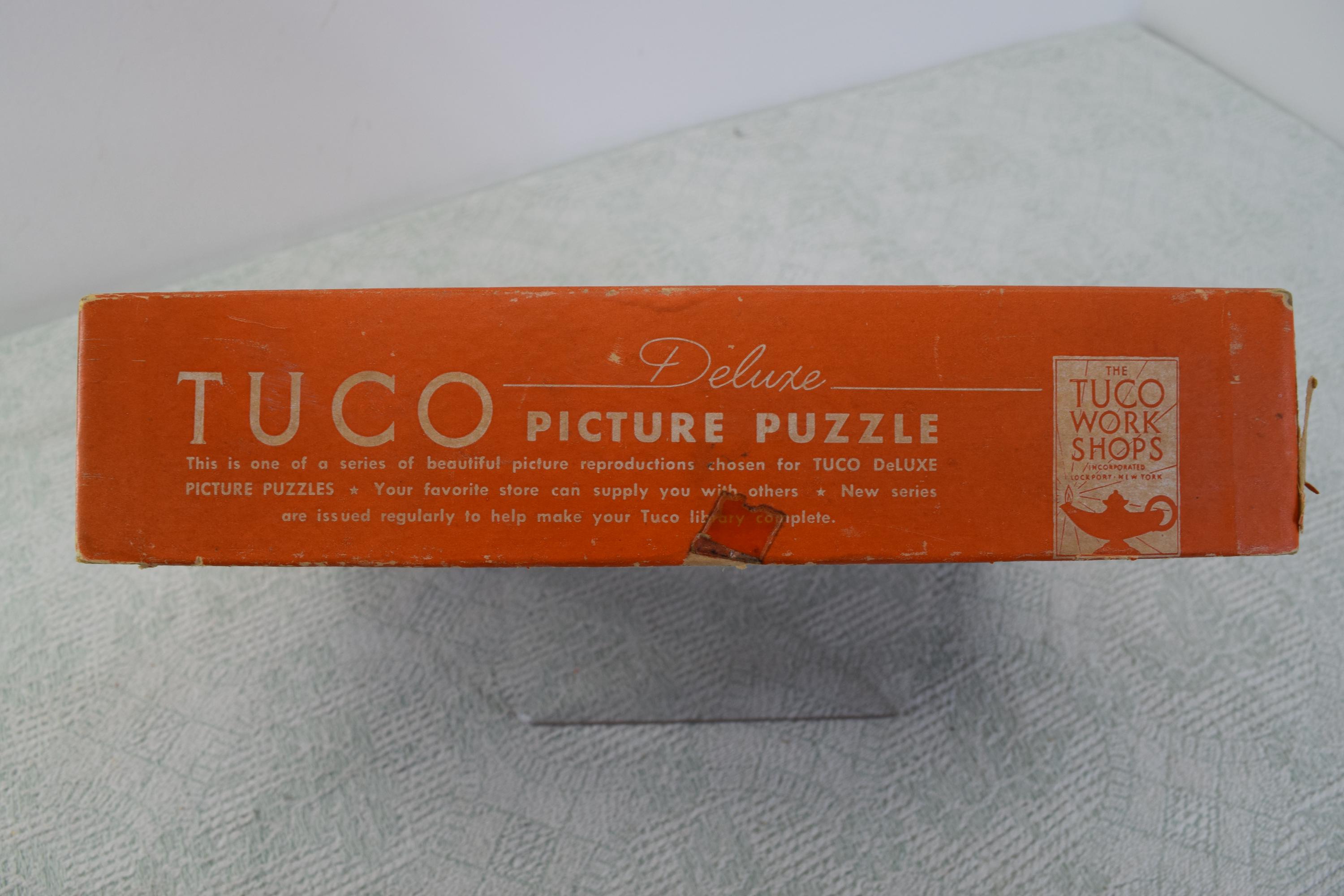 TUCO Deluxe Picture Puzzle Jigsaw Puzzle Lockport NY Mack Lee Airplane ...