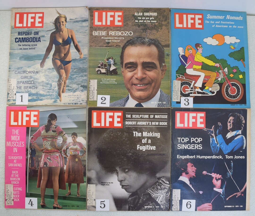 1970 LIFE Magazines Choice From 70s - Etsy