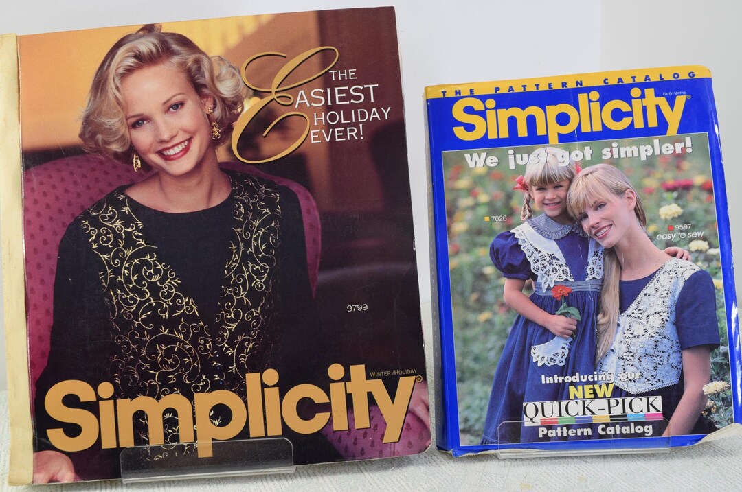 Choice Simplicity Sewing Pattern Fashion Counter Catalogs Vintage - Etsy