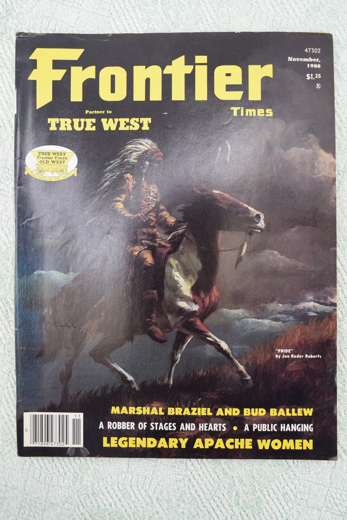 1980 Frontier Times Magazines Lot of 6 Magazines January March May July ...