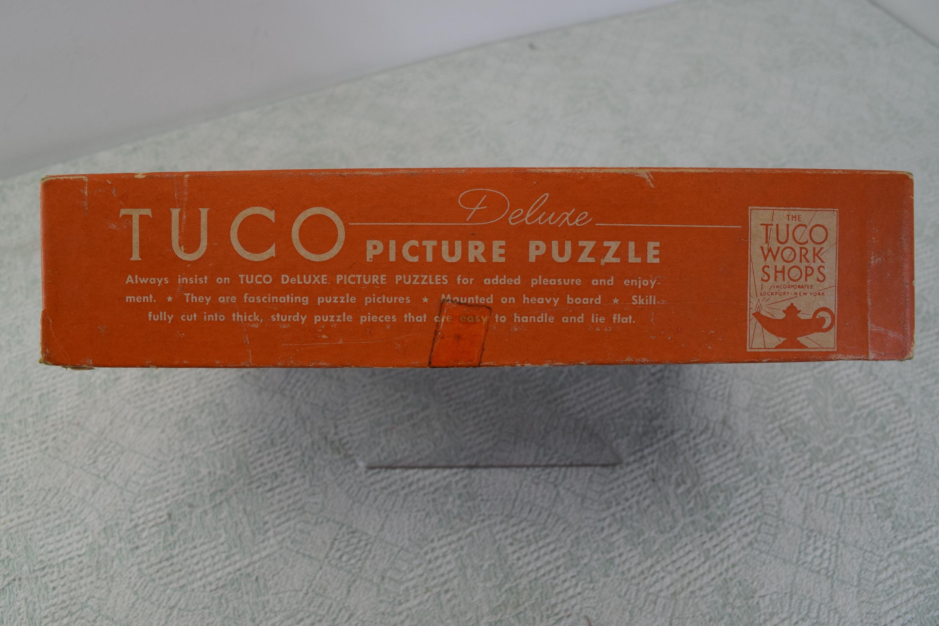 TUCO Deluxe Picture Puzzle Jigsaw Puzzle Lockport NY Mack Lee Airplane ...
