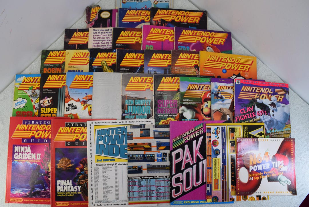 Nintendo Power Magazines Choice Vintage - Etsy