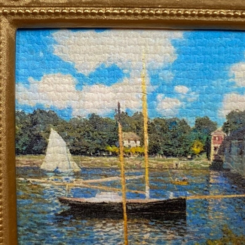 Dollhouse Miniature Framed Picture Claude Monet the Bridge at ...