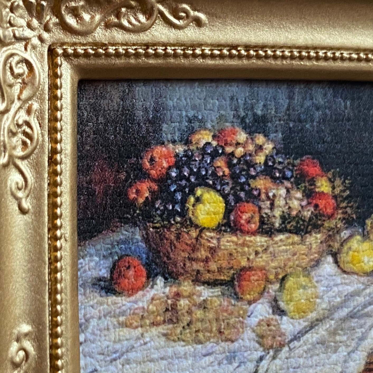 Art & Collectibles Dolls & Miniatures Miniatures Monet Fruit Still Life ...