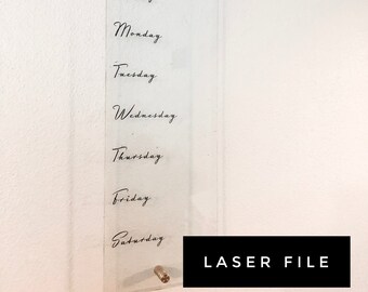 Menu Laser Cut File - Etsy