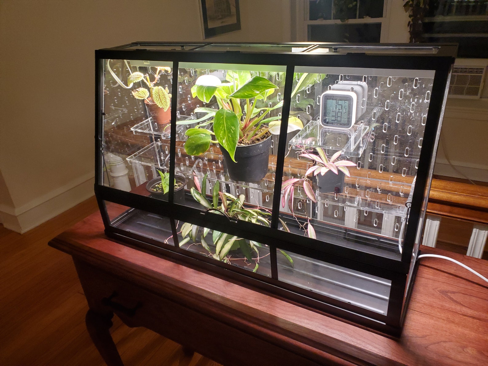 Akerbar Large Pegboard and Shelf Acrylic Kit Ikea Greenhouse SKADIS 25 ...
