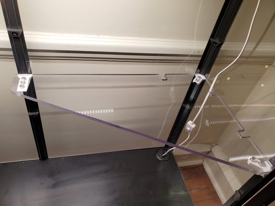 Milsbo Wide Quarter Shelf & Extended Bracket Combo! - 3/8" Acrylic ...