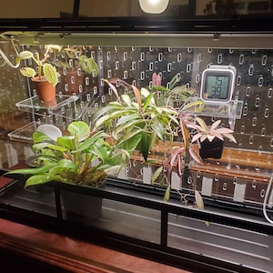 Akerbar Large Pegboard and Shelf Acrylic Kit - Ikea Greenhouse - SKADIS ...