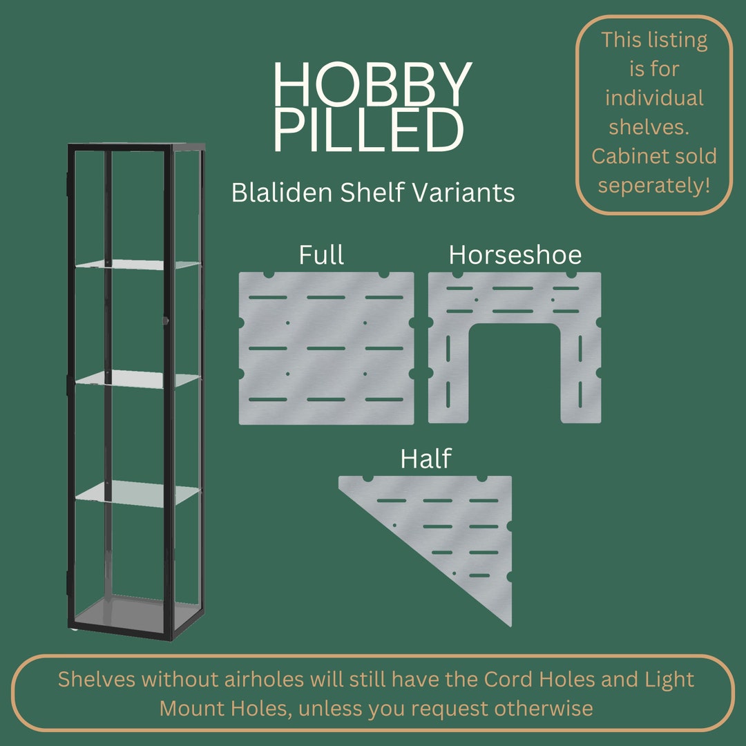 Blaliden Acrylic Shelves - 3/8" Clear - Ikea Greenhouse - Etsy