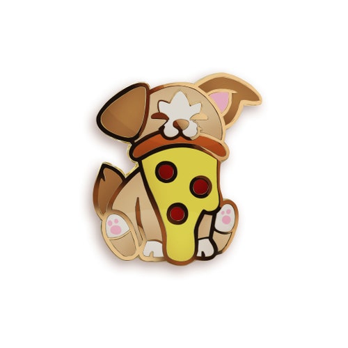 PUPPERONI pizza PIN - Etsy