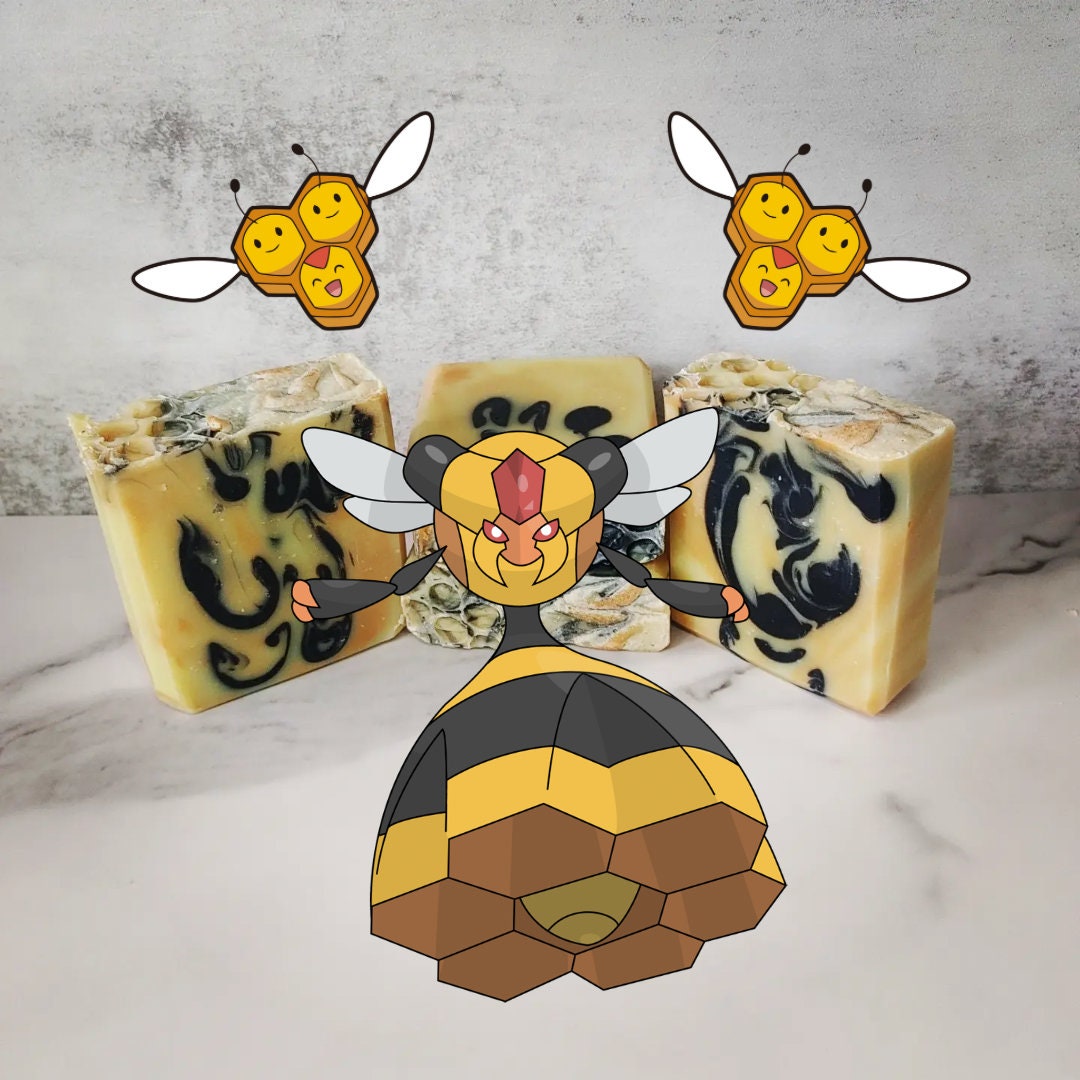 Busy Bees and Hive Bar Soap, Artisan Bar Soap, Anime Inspired Soap ...