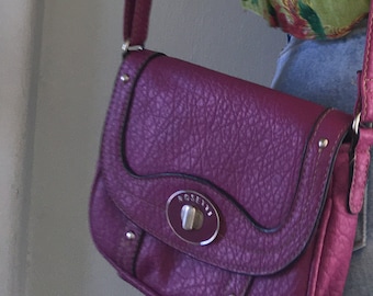 Purple Crossbody Purse - Etsy