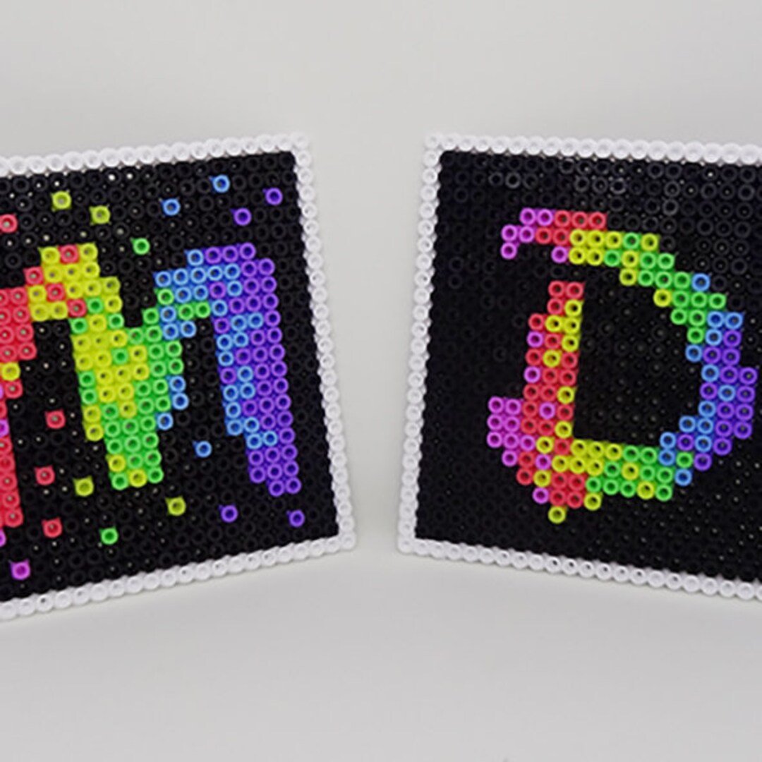 Disney Rainbow Initial Coasters - Etsy