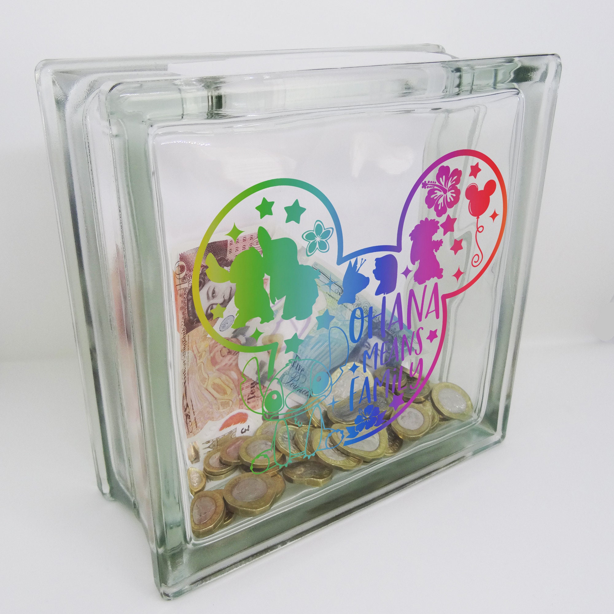 Lilo & Stitch 'ohana' Money Box - Etsy UK
