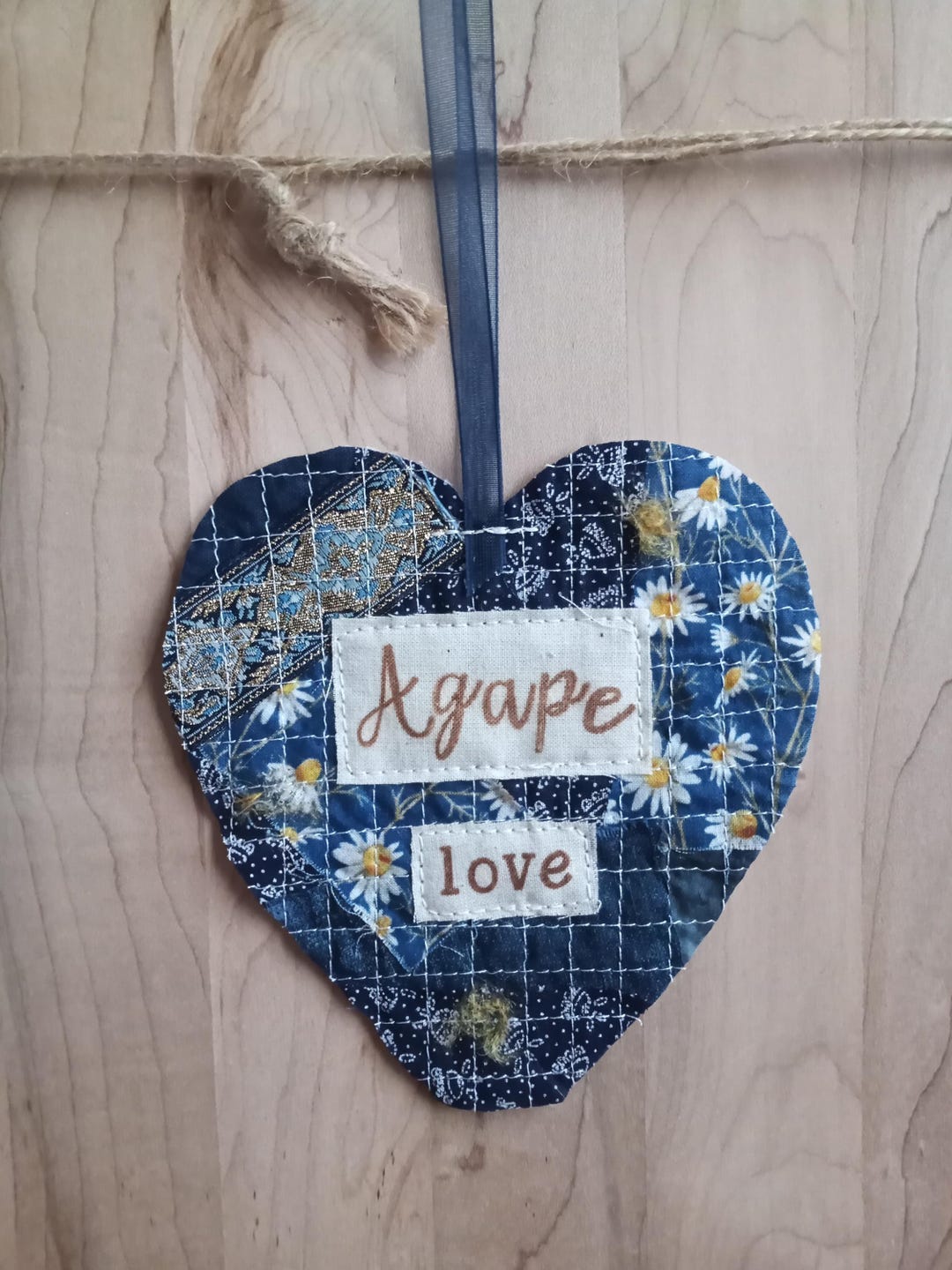 Words of Faith Keepsake Heart/shabby Chic/add a Keepsake Heart to a ...