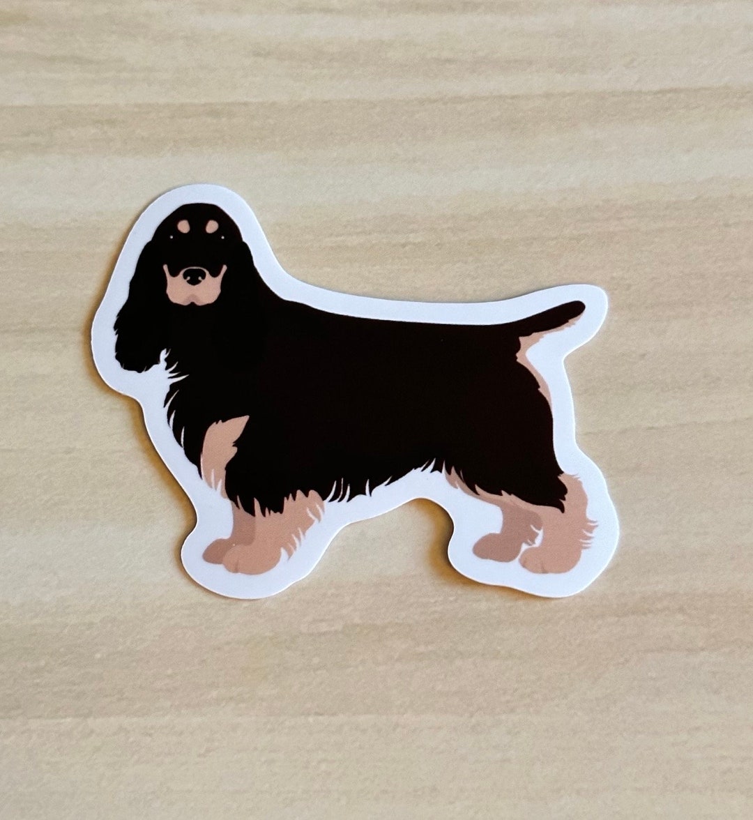 English Cocker Spaniel Dog Sticker - Etsy