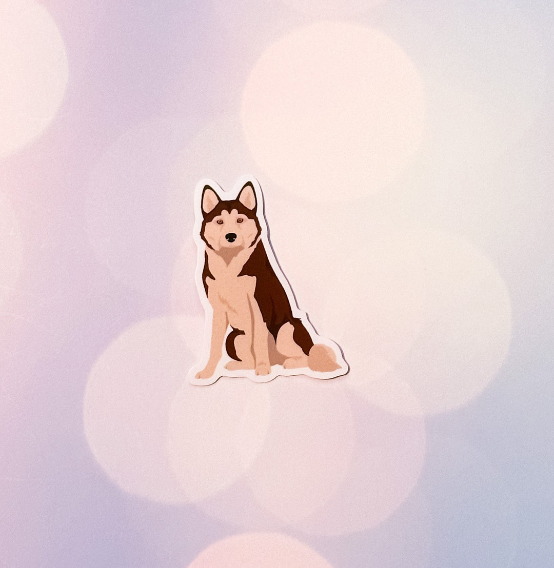 Alaskan Husky Dog Sticker - Etsy