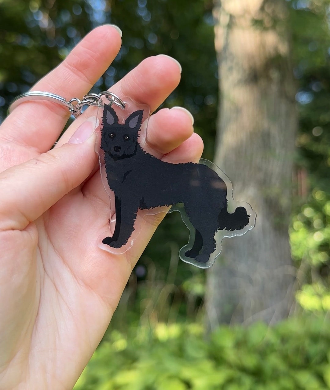 Croatian Sheepdog Dog Keychain - Etsy