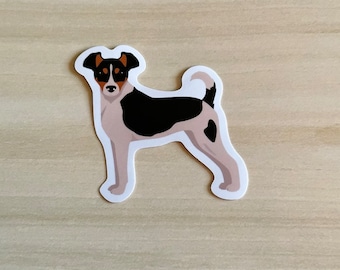 Rat Terrier Silhouette Vinyl Sticker Car Decal Personalized - Etsy