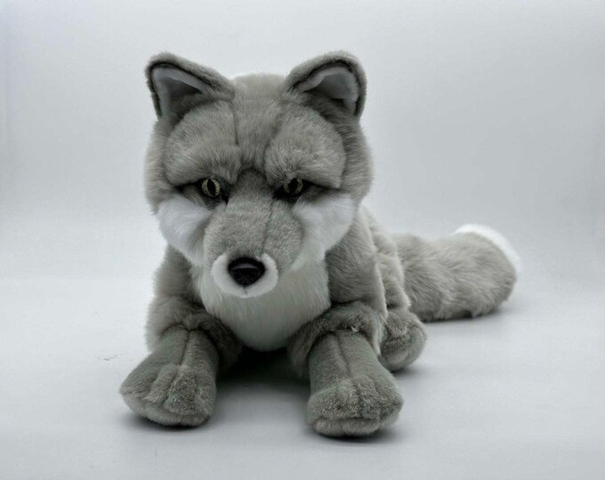 Albus the Silver Fox Plush 22in by Prime Shiba - Etsy