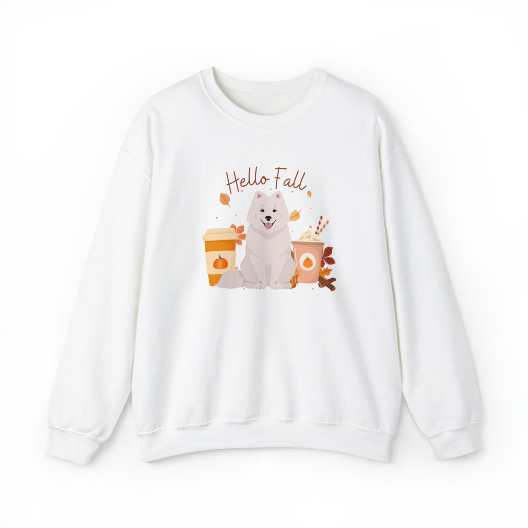 Samoyed Dog Fall Halloween Unisex Heavy Blend Crewneck Sweatshirt - Etsy UK