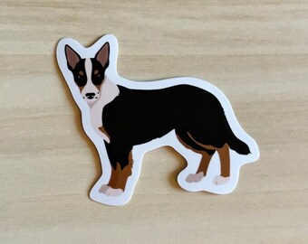 Border Collie Dog Sticker - Etsy