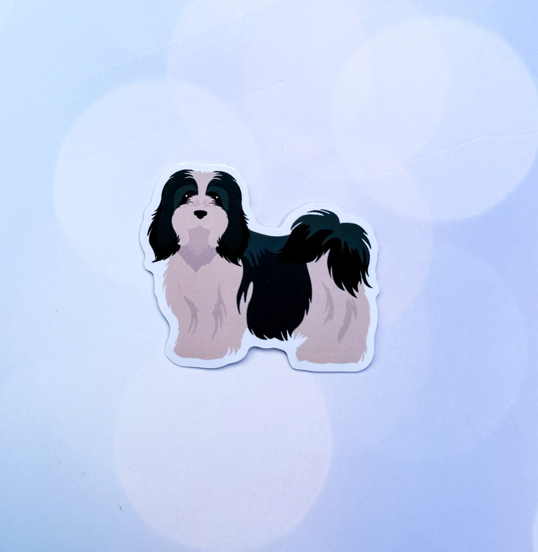 Havanese Dog 2.5in Waterproof Sticker Havanese Mom, Havanese Lover ...