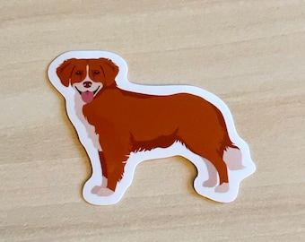 Nova Scotia Duck Tolling Retriever Vinyl Sticker, Car Decal, Toller ...
