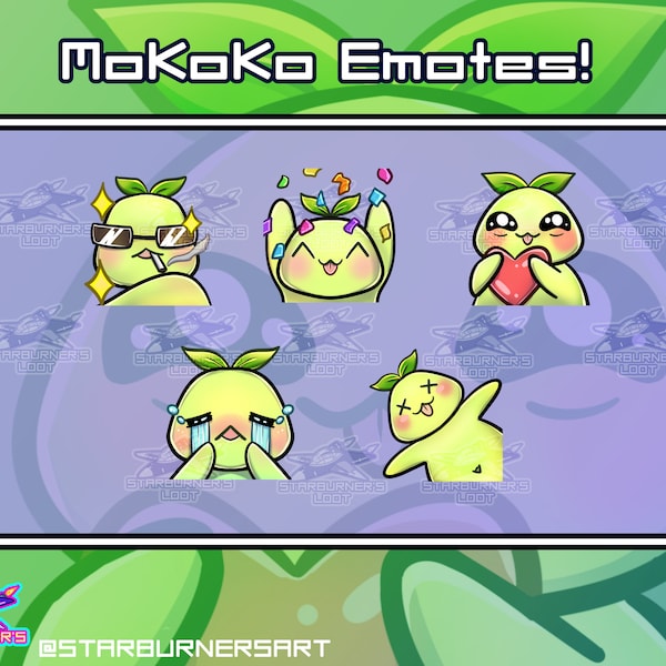 Twitch Mokoko Emote - Etsy UK