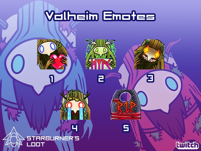 Valheim Emote Set for Twitch/discord - Etsy