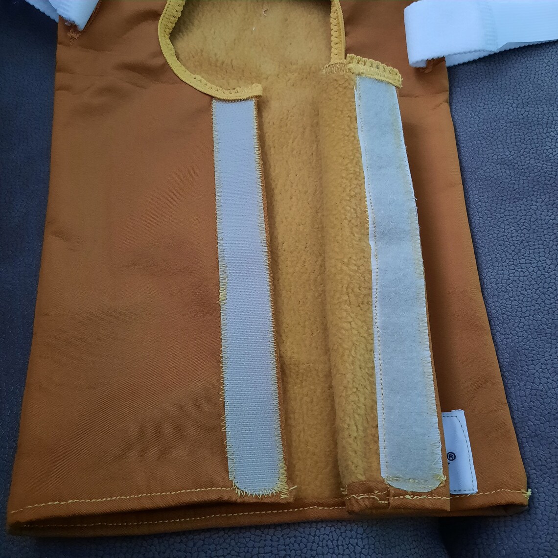 Heavy Duty Stoma Bag Shower Cover Mustard, Velcro Closure, Open Ended ...