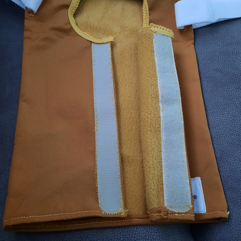 Heavy Duty Stoma Bag Shower Cover Mustard, Velcro Closure, Open Ended ...