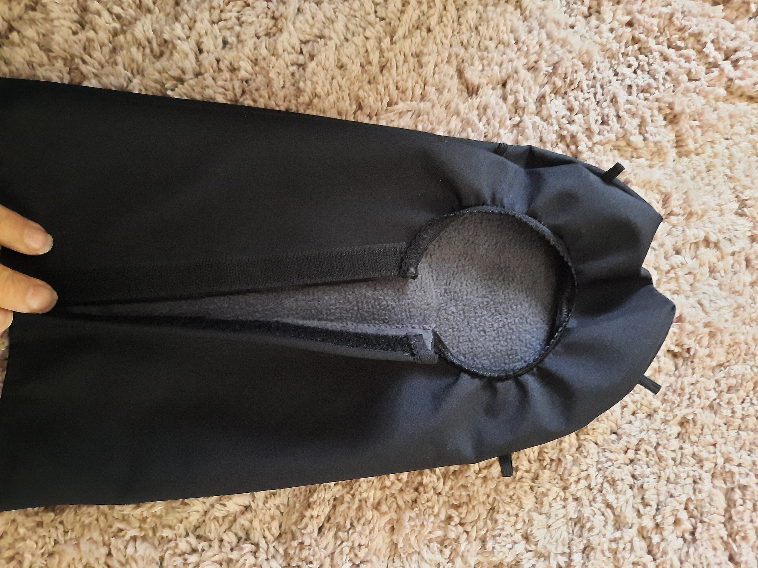 Deluxe Heavy Duty Shower Cover. Black. Comes With Either Closed Back or ...