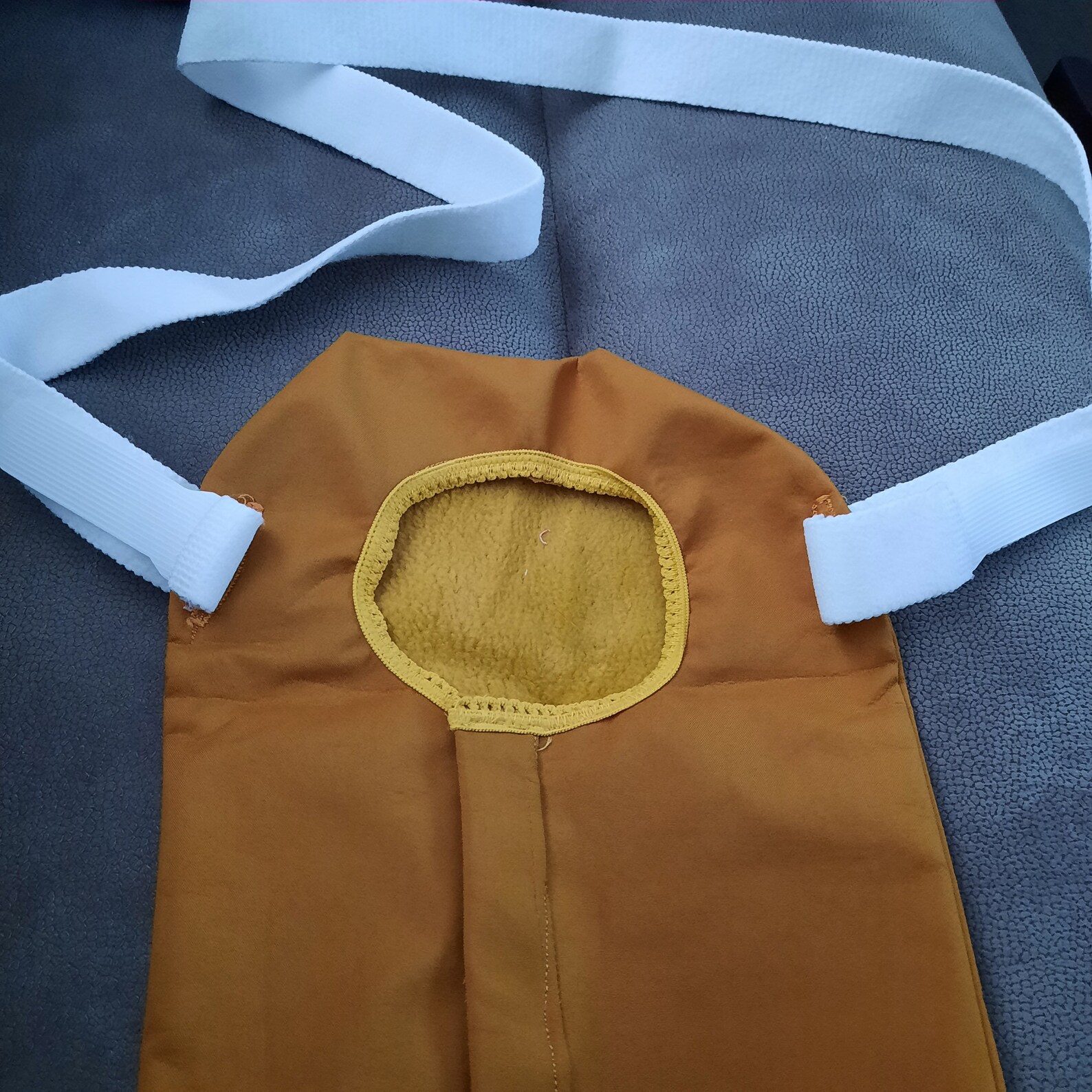 Heavy Duty Stoma Bag Shower Cover Mustard, Velcro Closure, Open Ended ...