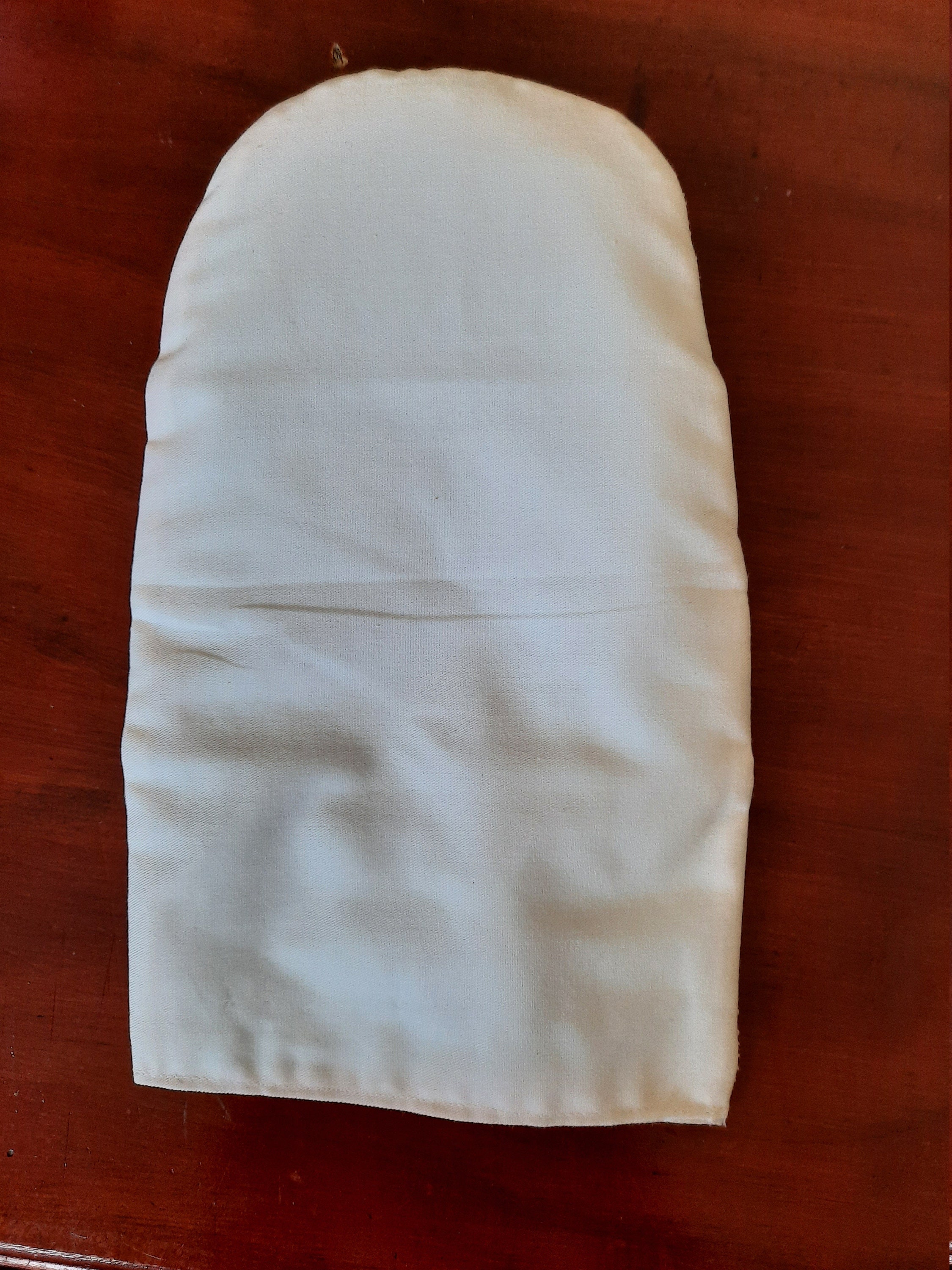 Stoma Bag Cover. White Reversible Open Ended. 8" X 6" X 3" Flange ...