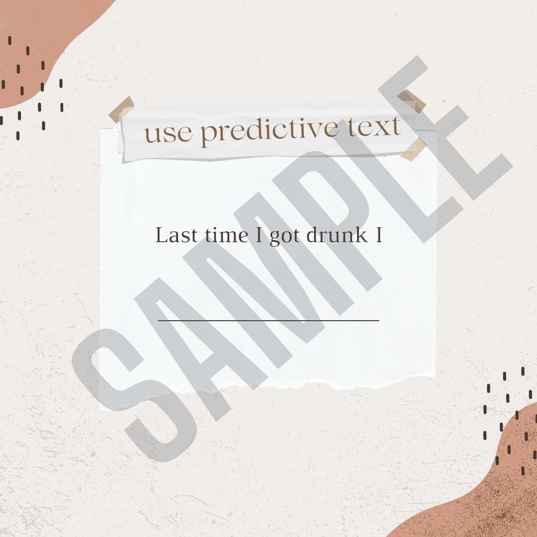 Boudoir Facebook Group Engaging Posts Predictive Text - Etsy