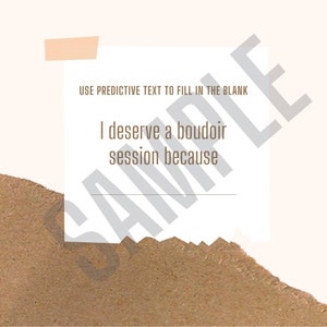 Boudoir Facebook Group Engaging Posts - Predictive Text - Etsy