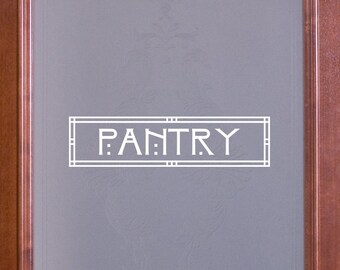 Open 24 Hours Pantry Self Serve Decal, Kitchen Wall Vinyl Decal Sticker ...