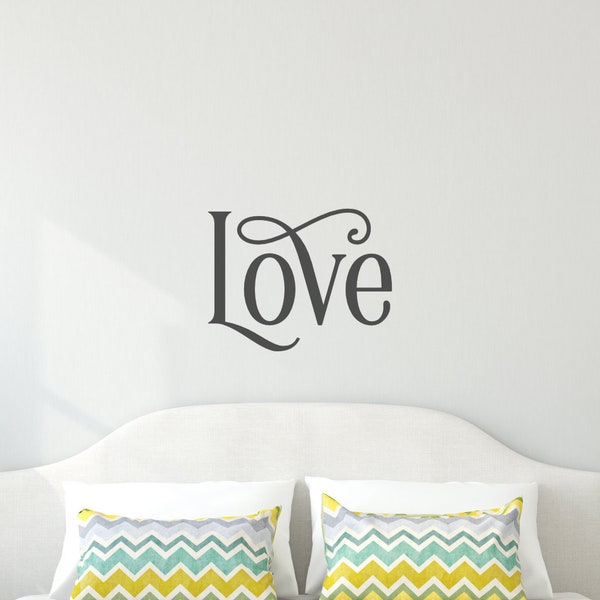 Love Wall Vinyl Sign - Etsy