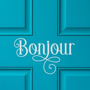 Ornamental Bonjour Decal - Ornamental Bonjour Vinyl Sticker - Bonjour ...
