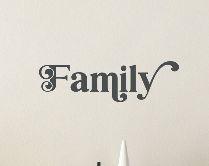 Family Sticker, Family Decal, Family Decor, Wall Decal, Tumbler Decal ...