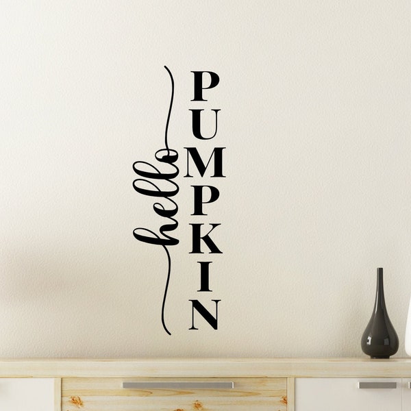 Pumpkin Vinyl Decal - Etsy