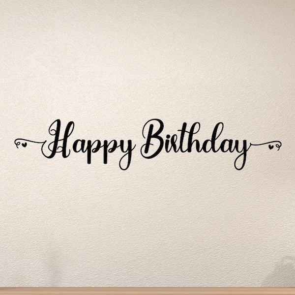 Happy Birthday Sticker - Etsy