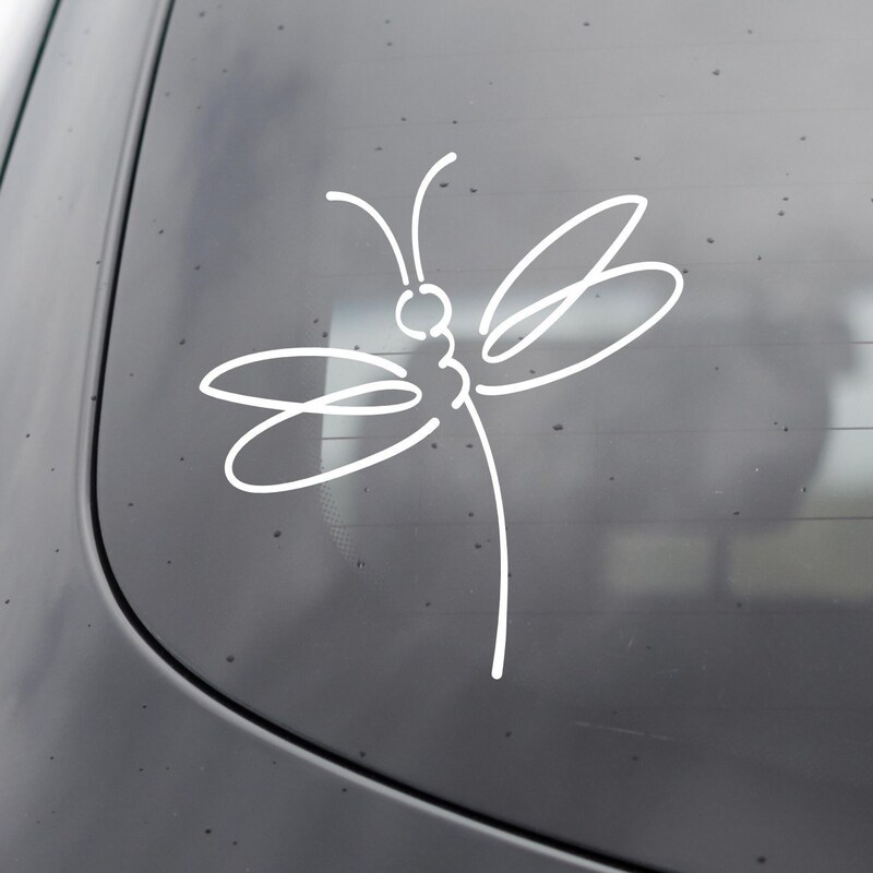 Dragonfly Car Decal - Etsy