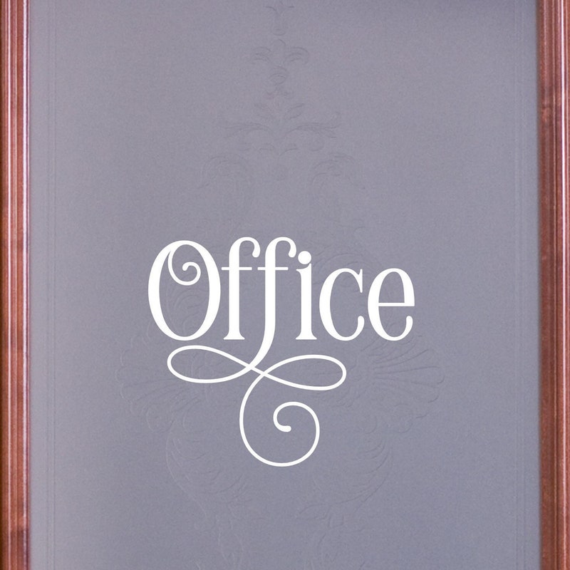 Office Wall Decal - Etsy