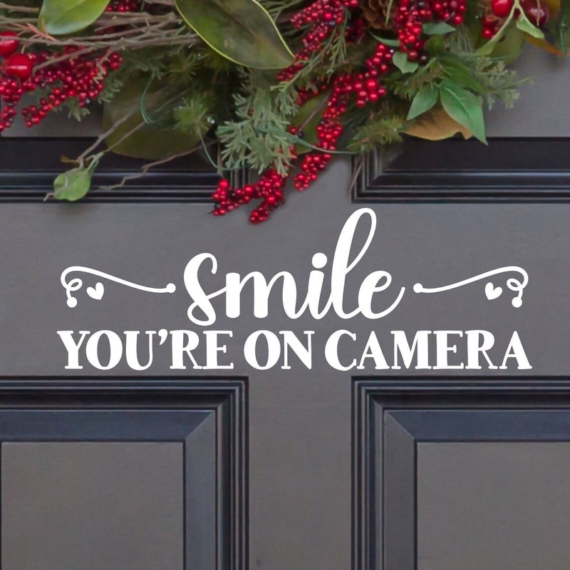 You Are Being Recorded Sign - Etsy