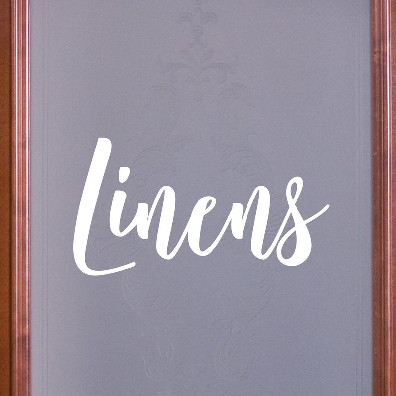 Linen Closet Sign - Etsy