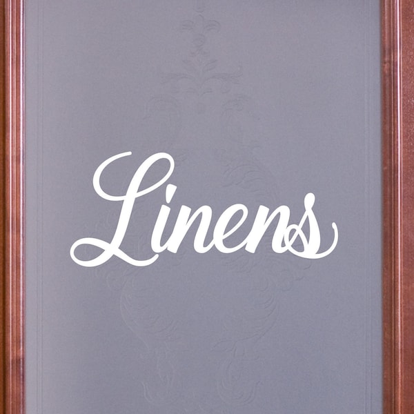 Linen Closet Sign - Etsy