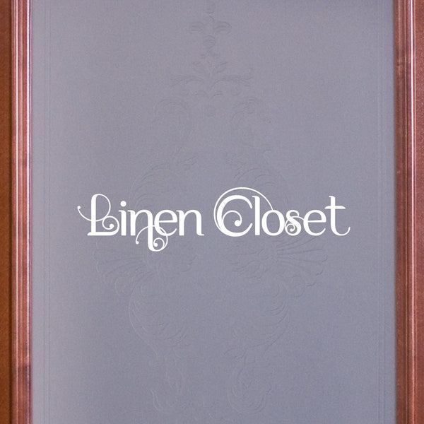 Linen Closet Sign - Etsy