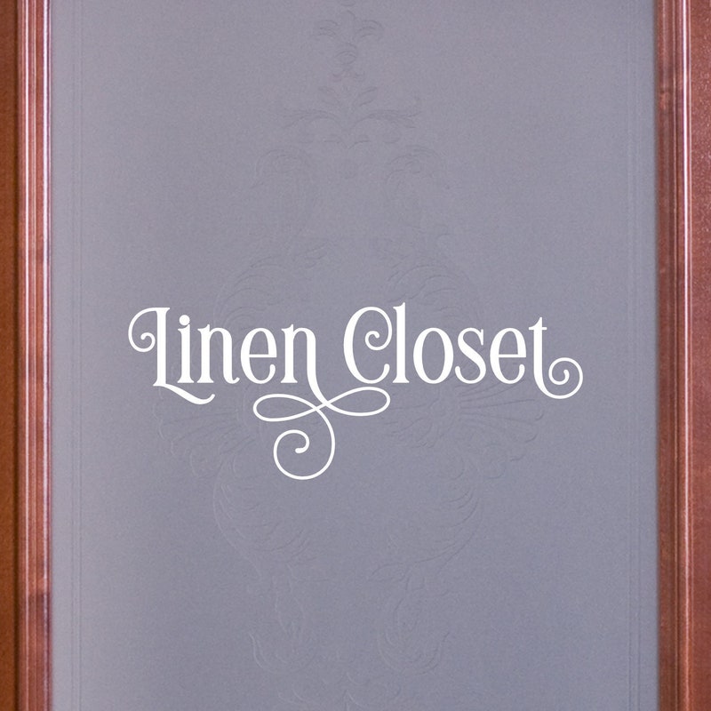 Linen Closet Sign - Etsy